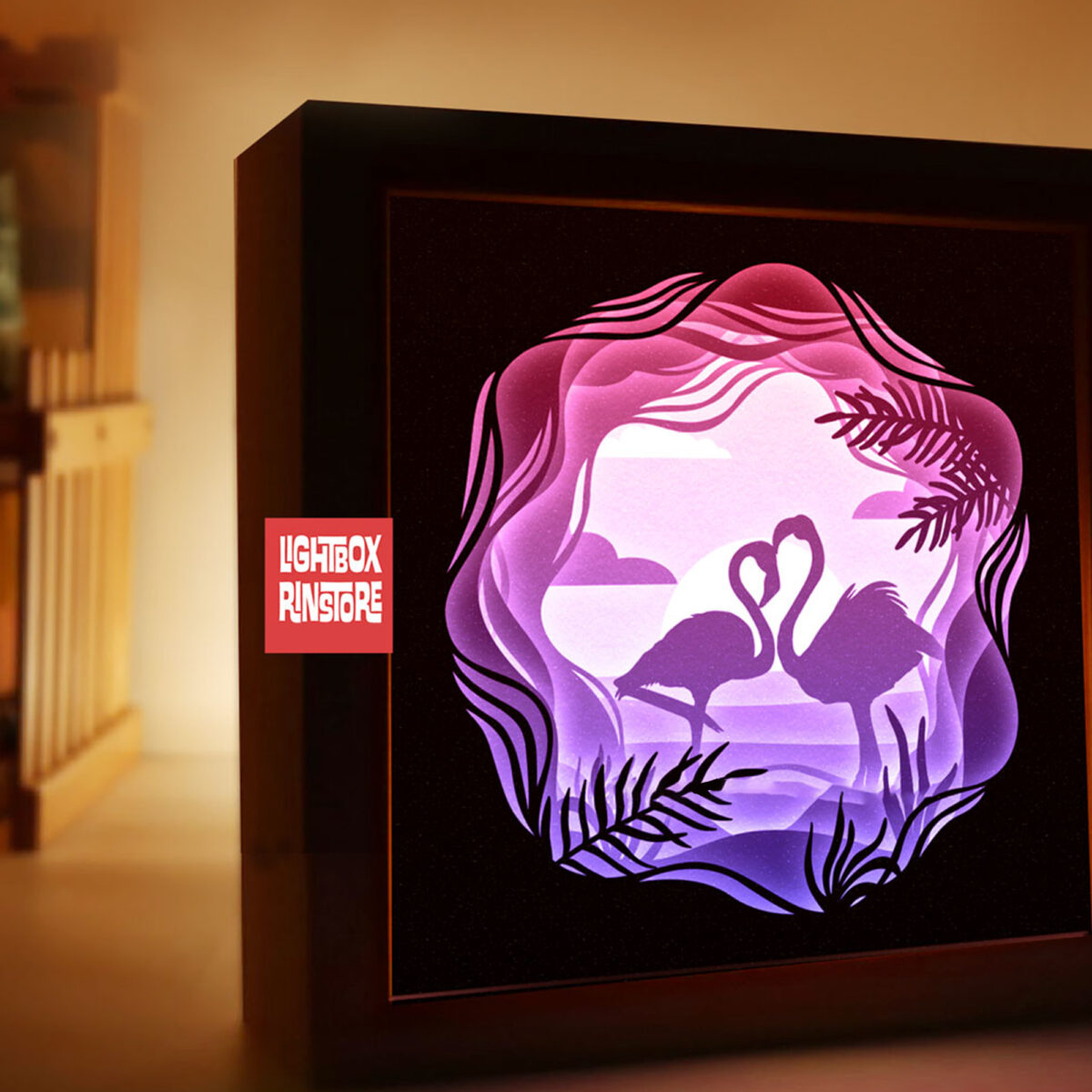 Halloween paper light box template, shadow box template, shadow box art ...