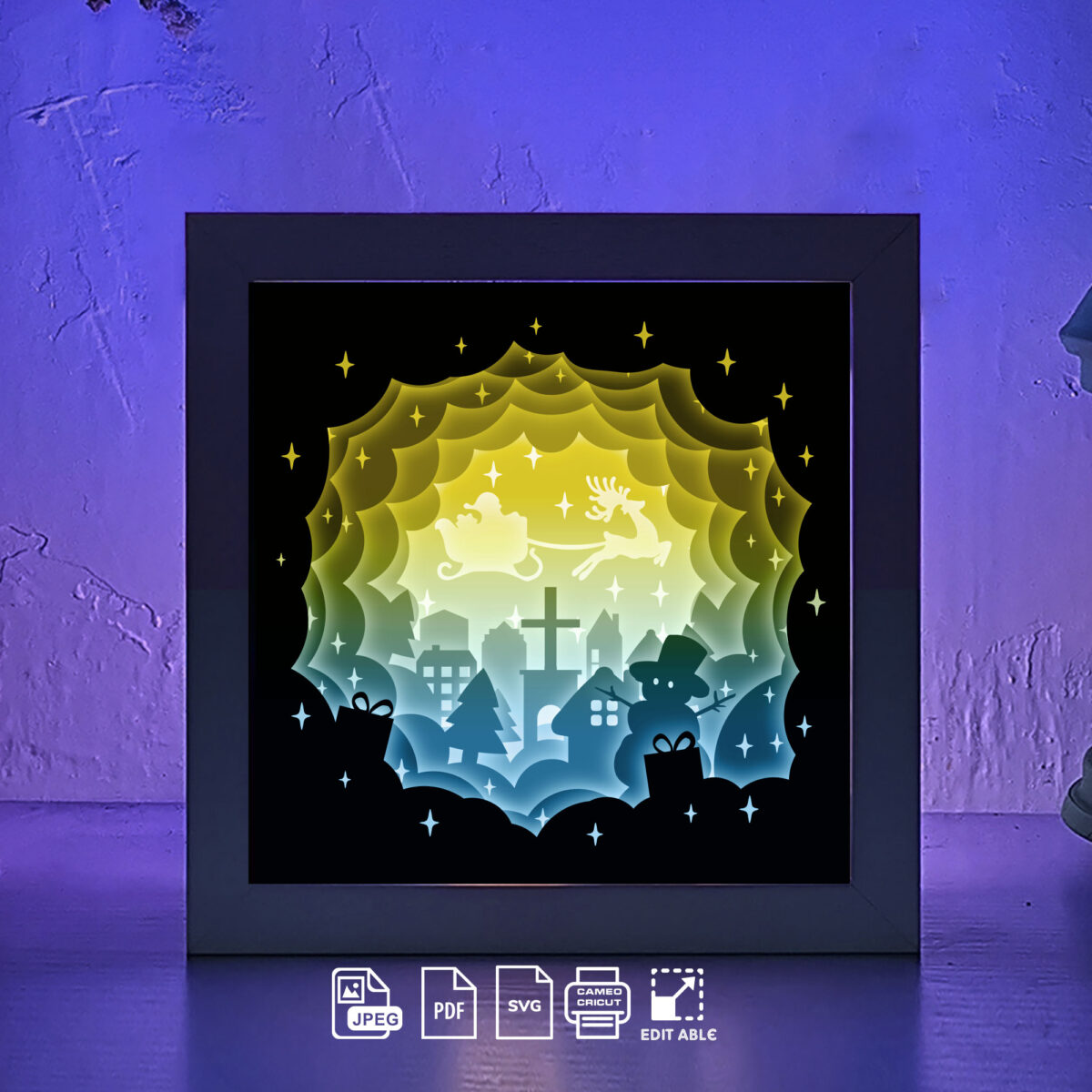 Shop | Free Papercut Light box Template