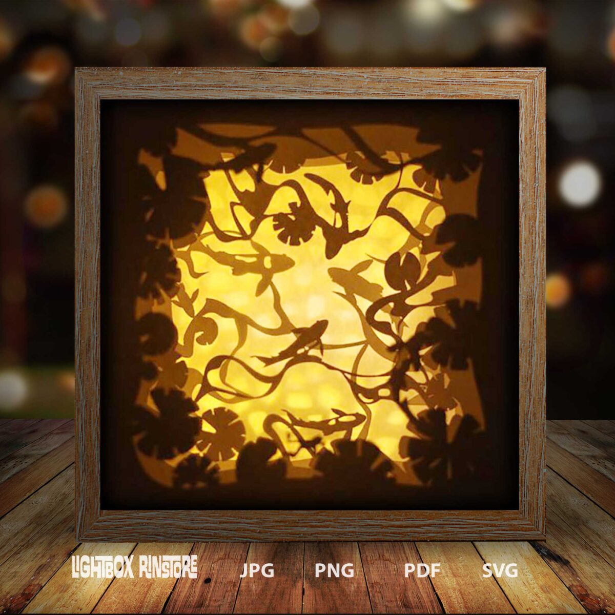 Tinker bell paper light box template, shadow box template, shadow box ...