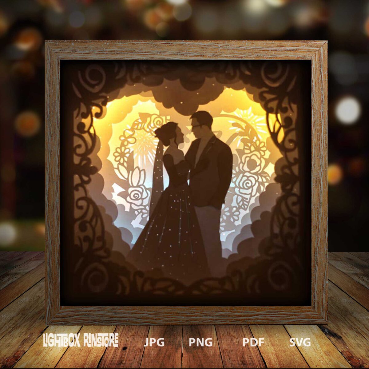 Deer Spirit paper light box template, shadow box template, shadow box ...