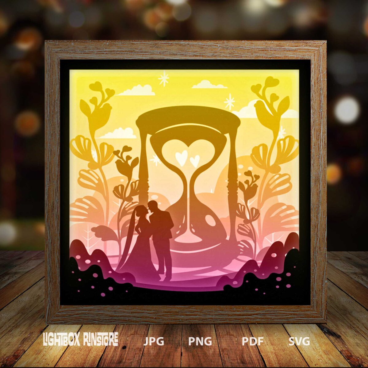 Bear paper light box template, shadow box template, shadow box art ...